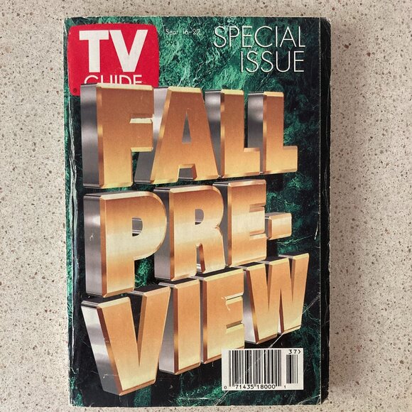 Signed TV Guide Fall Preview | Other | Marie Osmond David Alan Grier ...